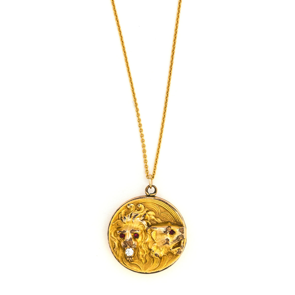 Lion & Lioness Locket - Luna & Stella